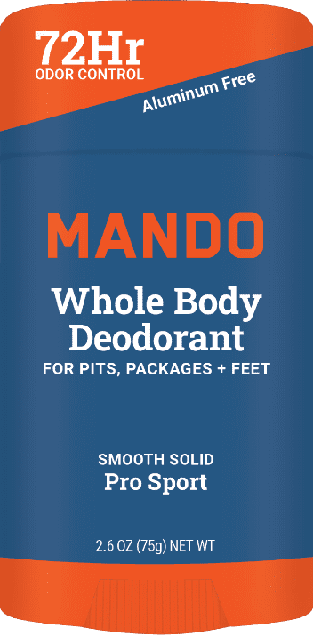 Mando Whole Body Deodorant for Men - Smooth Solid Stick - Aluminum Free ...