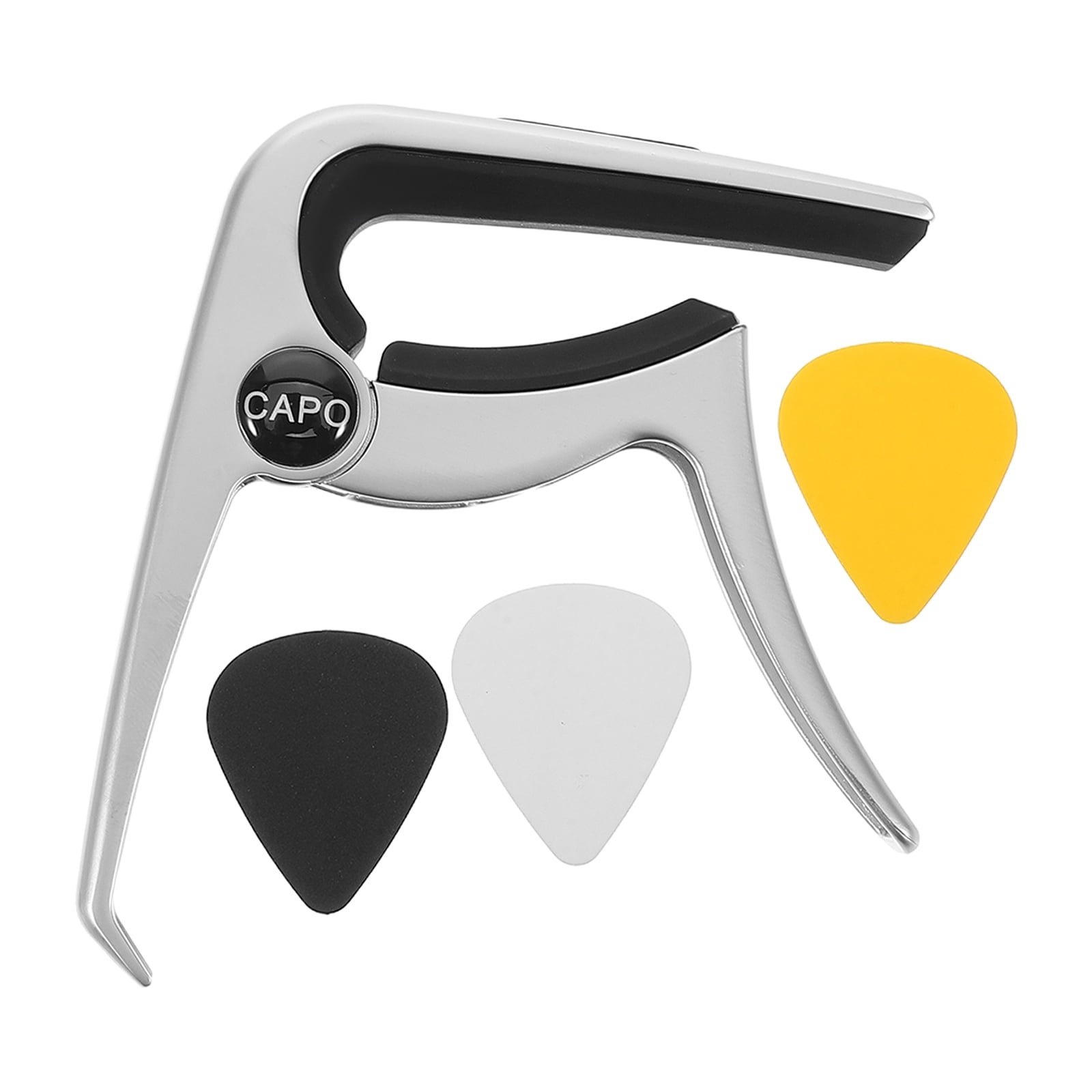 HOMEMAXS 1 Set Heavy Duty Metal Guitar Capo for Acoustic and Electric ...