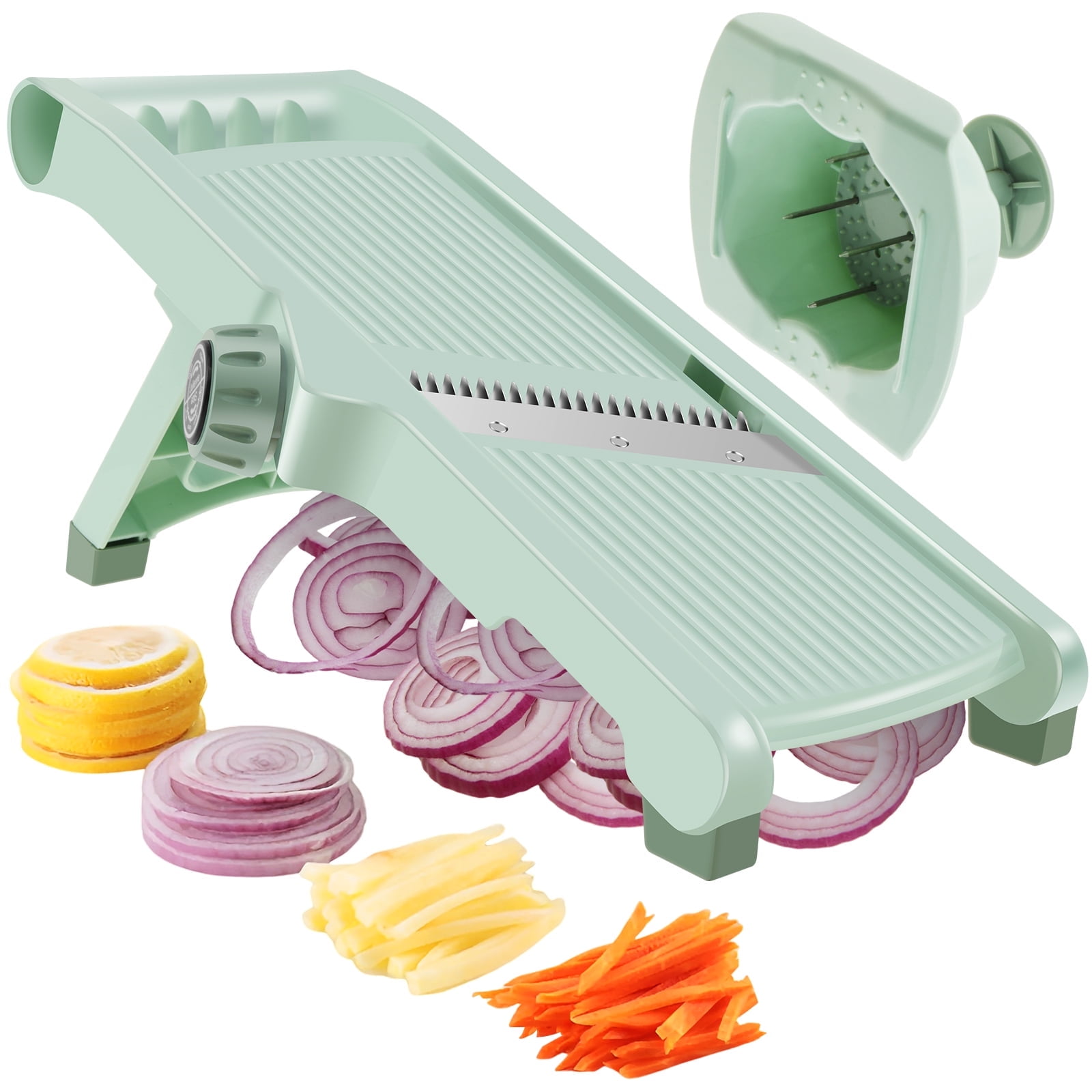 Mandolin Food Slicer Foldable Vegetable Slicer Space Saving Veggie ...