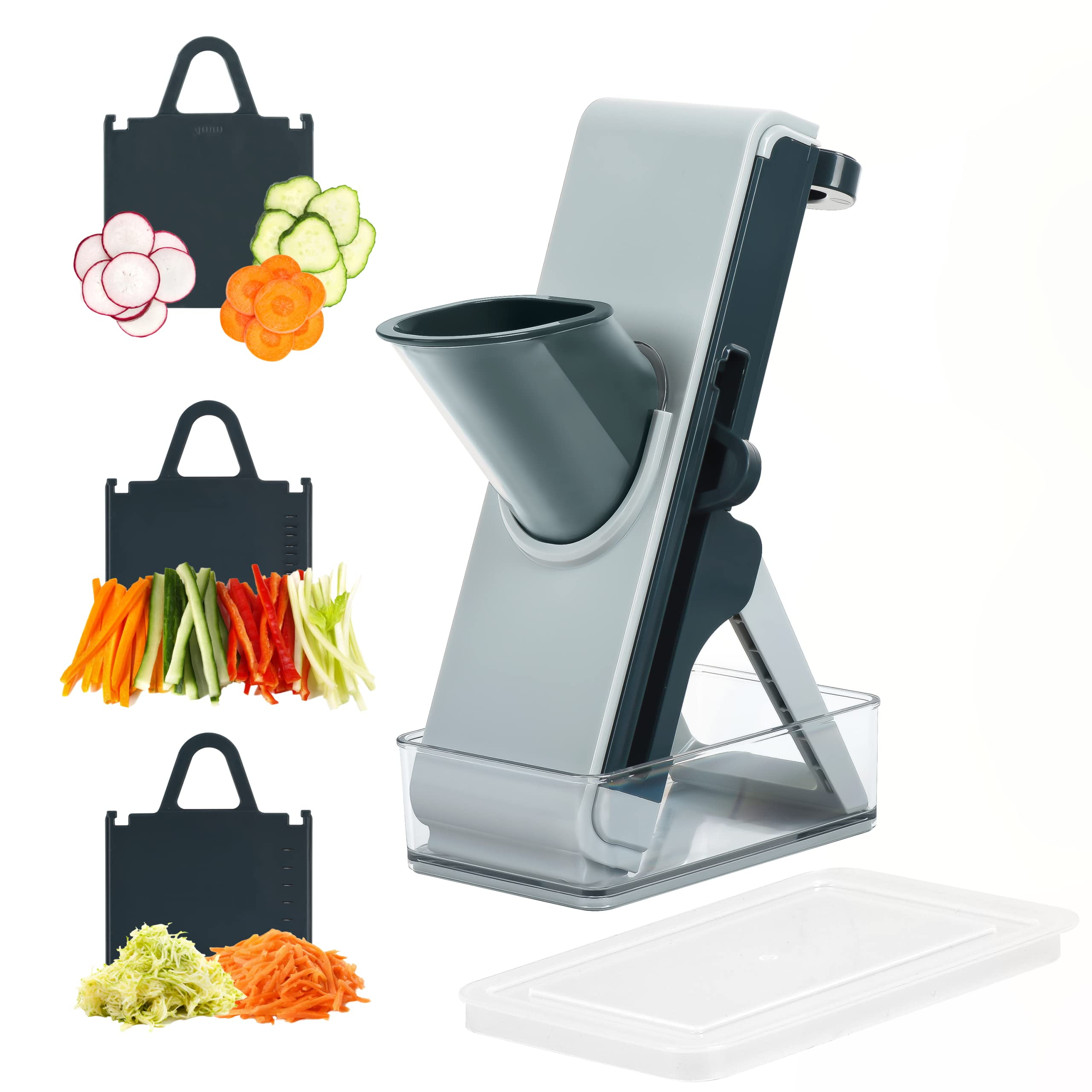 Homarden Veggie Mandolin - All-In-1 Vegetable Slicer, Mincer, Chopper ...