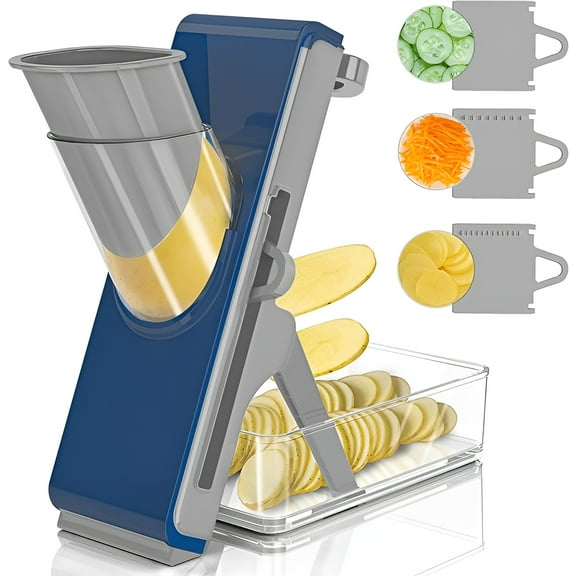 Blaxill 6-in-1 Vegetable Chopper and Slicer Set | Multi Blade Potato ...