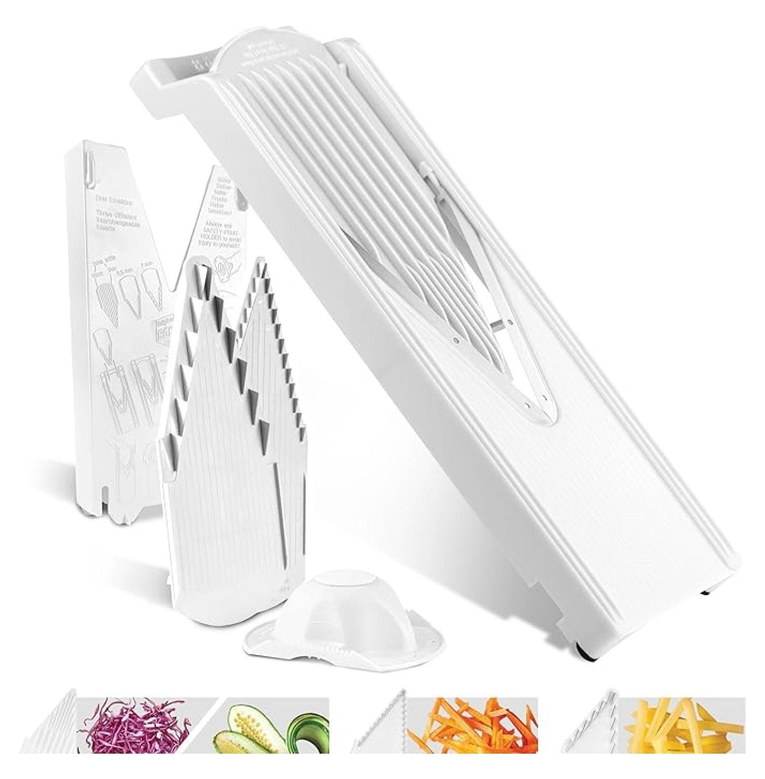 Mandoline Slicer V3 (Starter Set) • V-Slicer for 5 Cutting Styles with ...