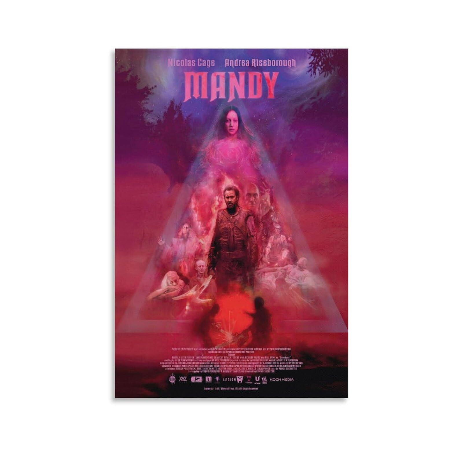 Mandy -Horror Film Poster,Mandy Canvas Art Poster And Wall Art Picture ...
