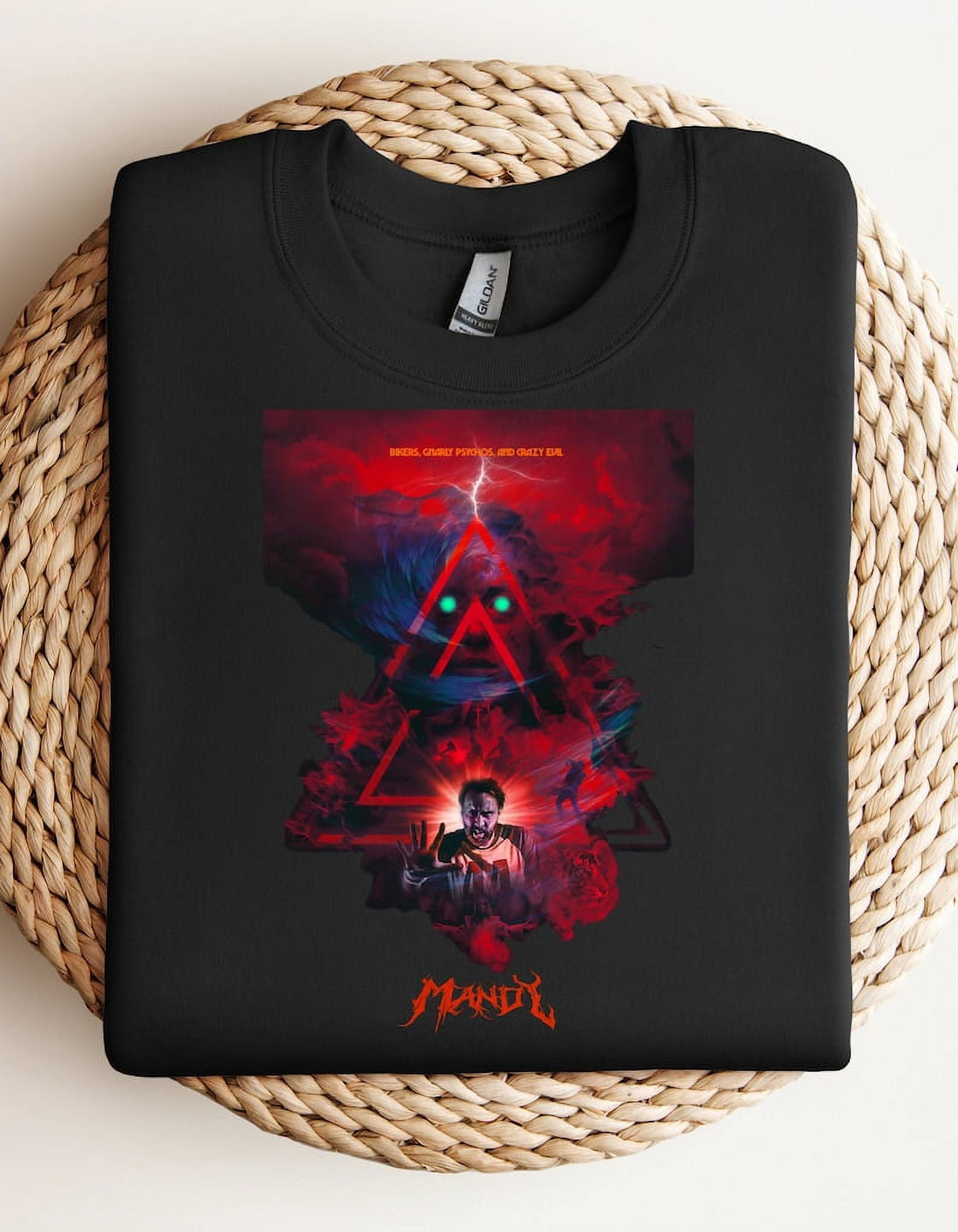 Mandy Horror Movie Shirt, Horror cult Shirt, Nicholas Cage Inspired ...