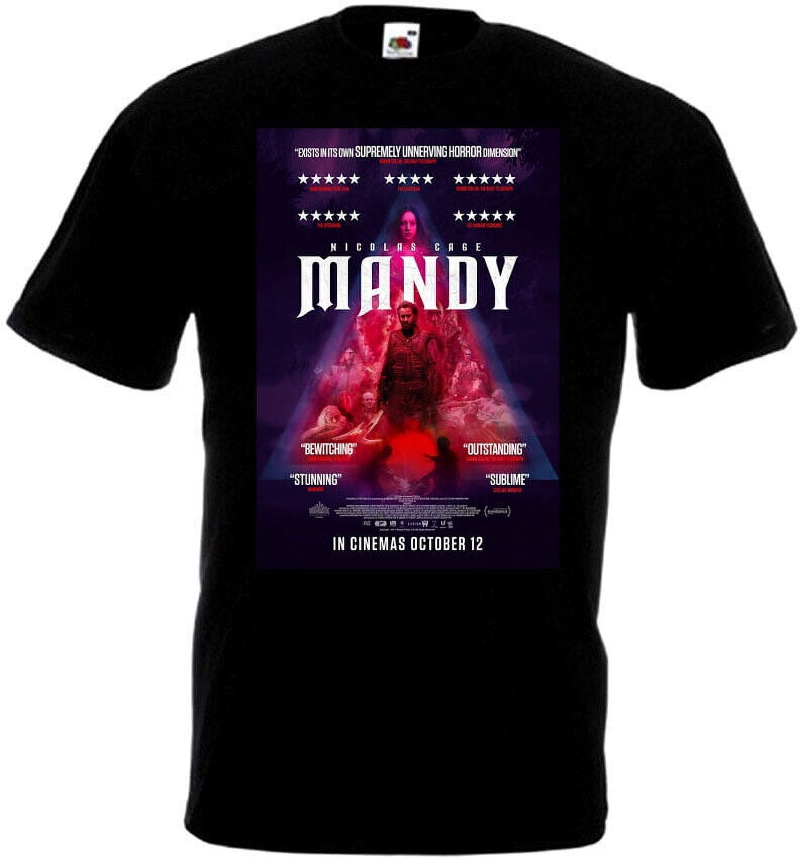Mandy v19 T shirt black movie poster all sizes S-5XL - Walmart.com
