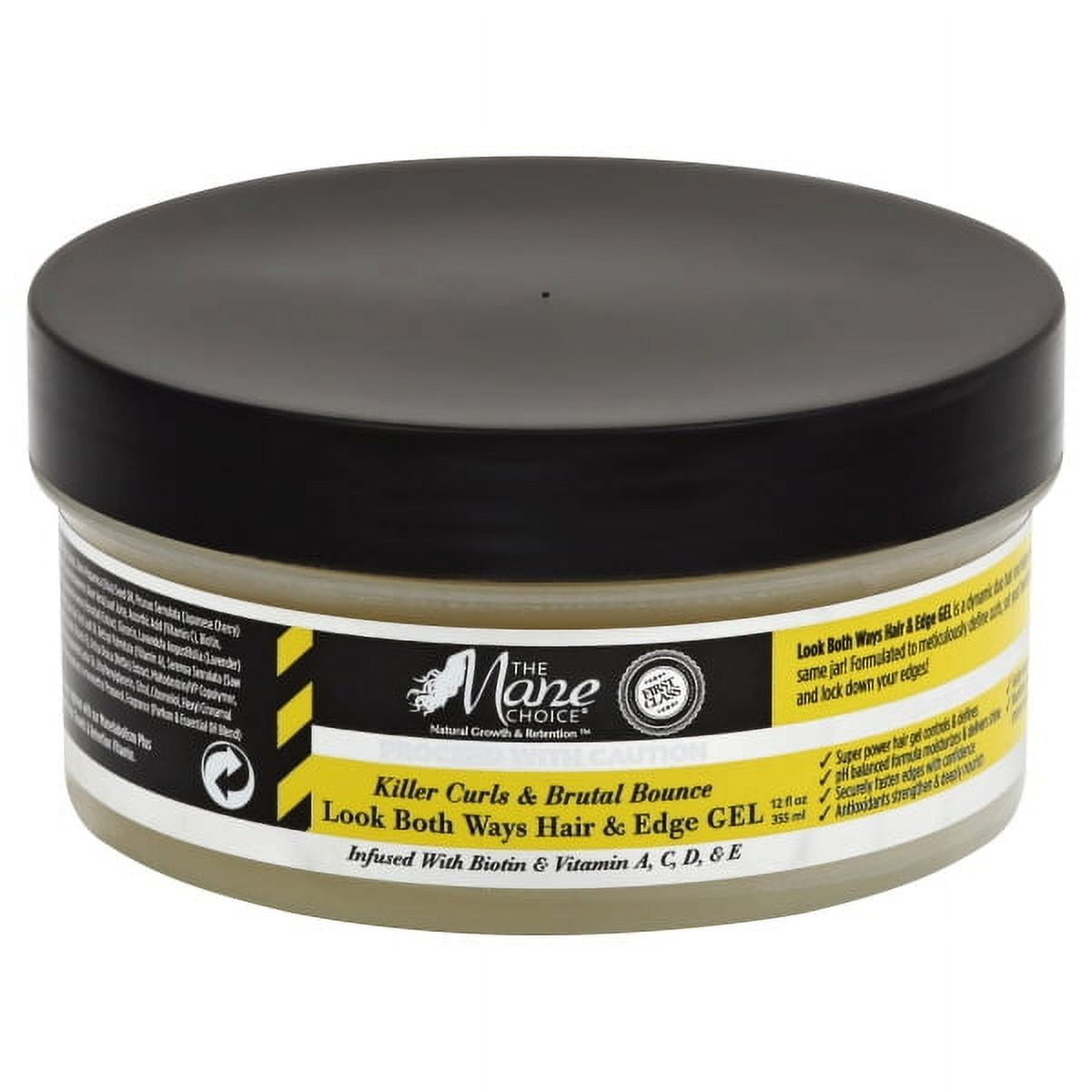 Mane Choice Caution! Dualistic Hair And Edge Gel - Walmart.com