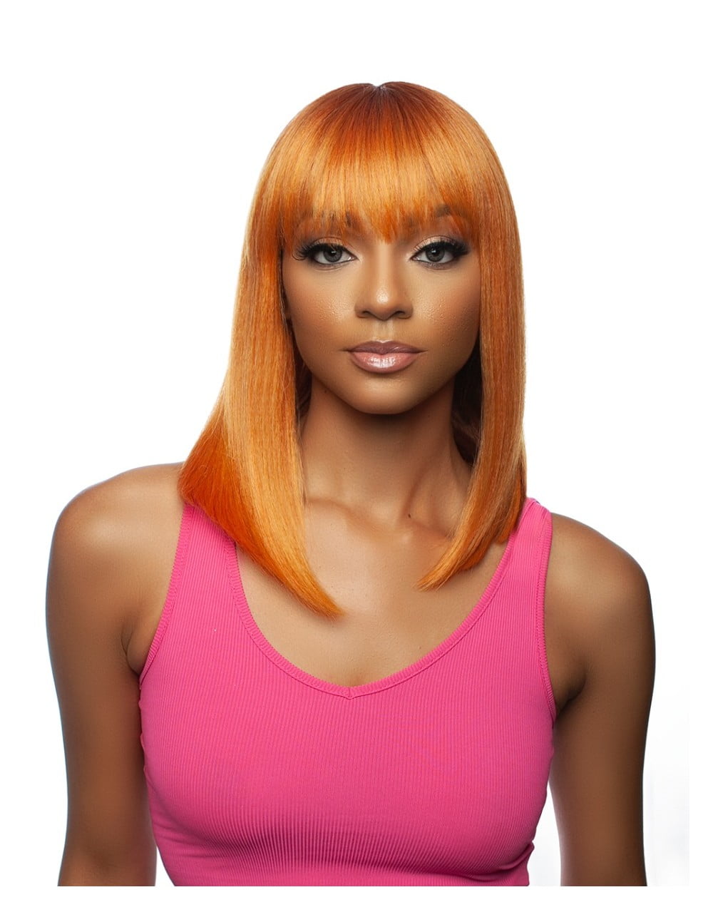 Mane Concept Brown Sugar Human Hair Blend Full Wig - BS1302 RIHANNA BOB ...