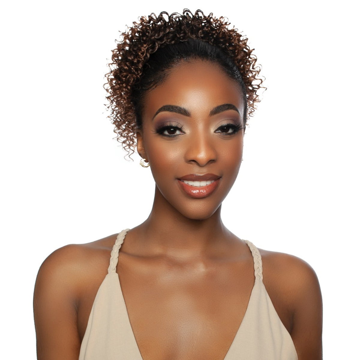 Mane Concept Brown Sugar Human Hair Mix Wrap&Tie Ponytail - BSWNT15 ...