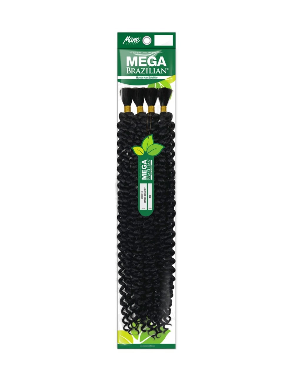 Mane Concept Mega Brazilian Human Hair Blend Micro Braiding Hair ...