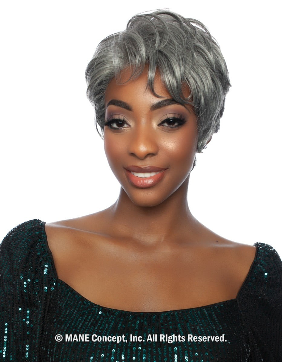 Mane Concept Red Carpet Synthetic Deep Part HD Lace Front Wig Short Wave Pixie - RCMS251 NAIDA ...