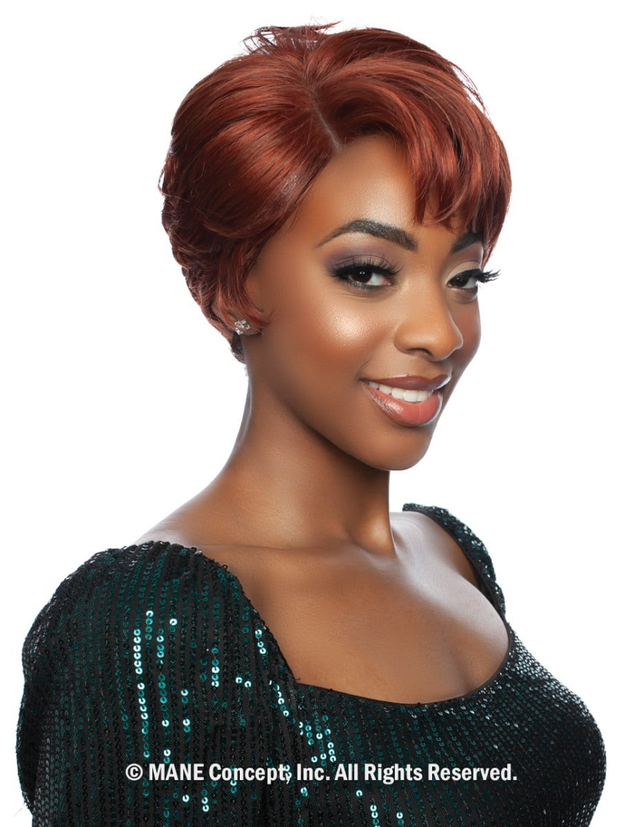 Mane Concept Red Carpet Synthetic Deep Part HD Lace Front Wig Short Wave Pixie - RCMS251 NAIDA ...