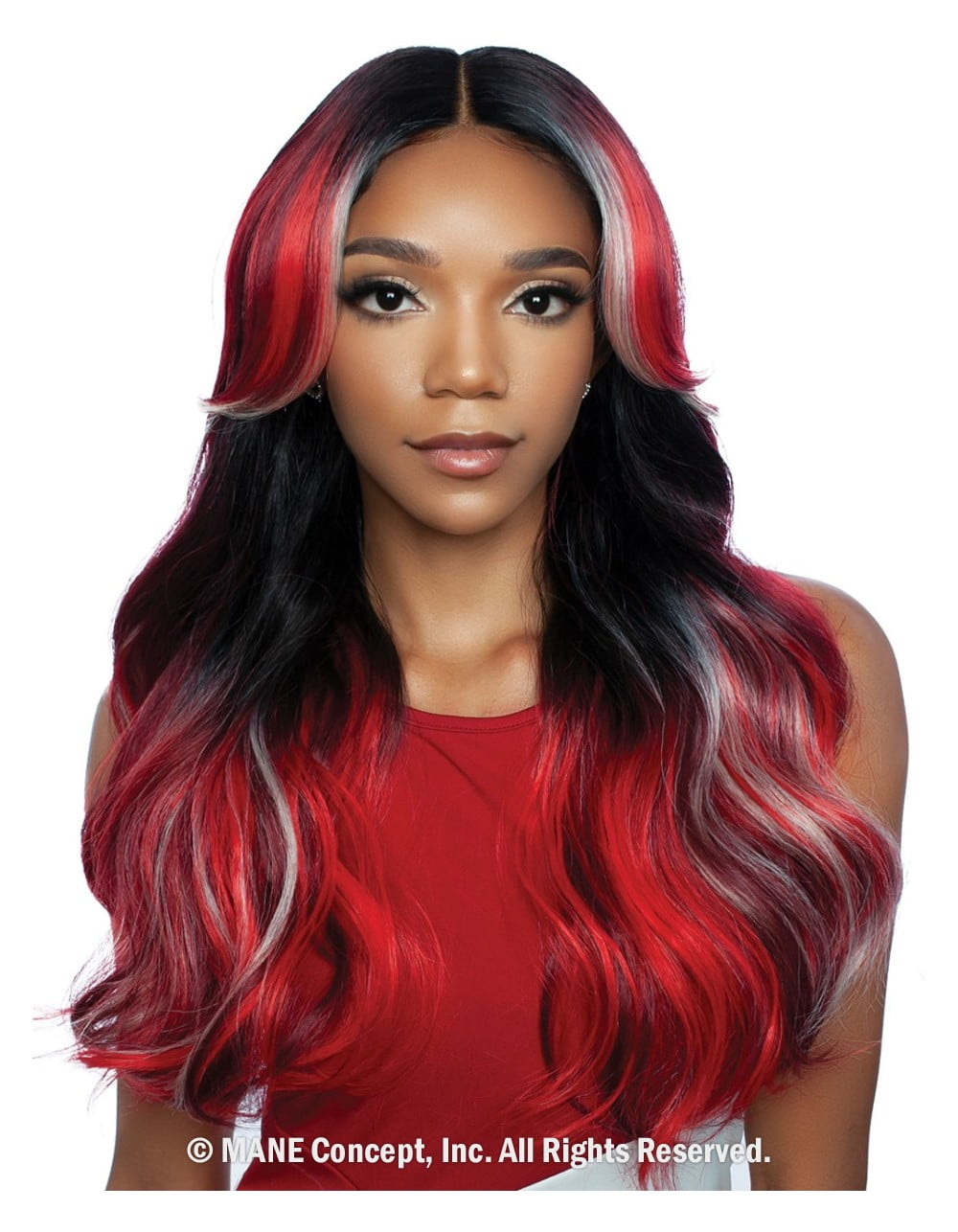 Mane Concept Red Carpet Synthetic HD 4" Deep Part Lace Front Wig ...