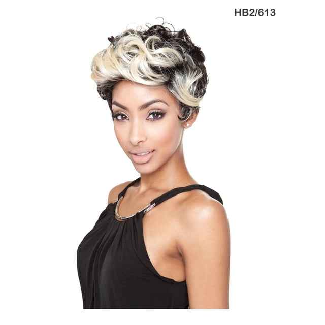 Mane Concept Red Carpet Synthetic Short Curly Bang Full Wig - RCP178 ...