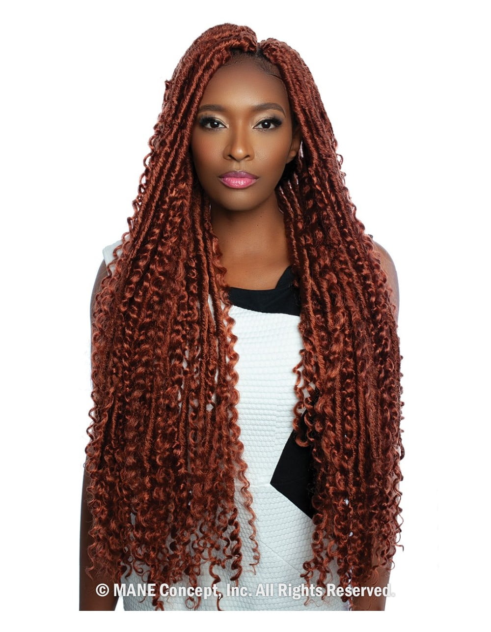 Mane Concept Synthetic Afri Naptural Crochet Braid - LOC214 2X BOHO ...