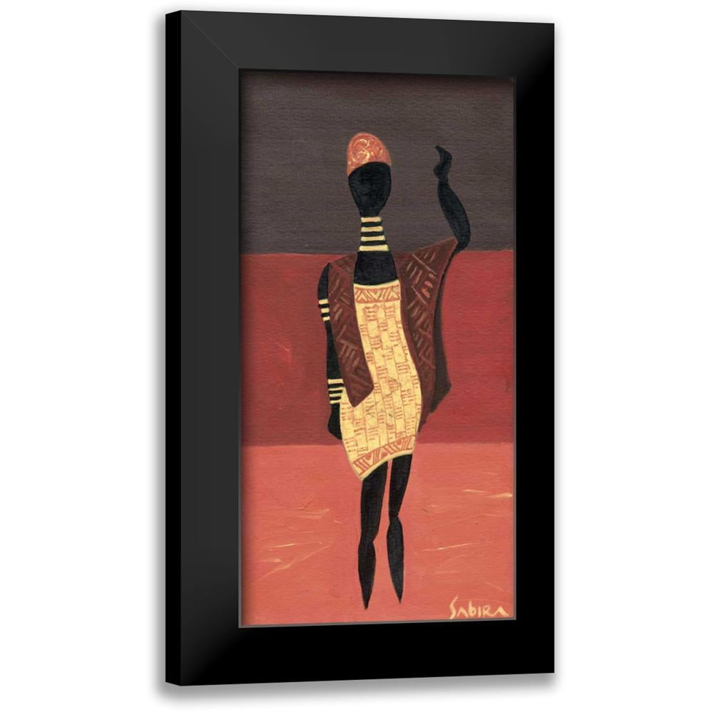 Manek, Sabira 9x14 Black Modern Framed Museum Art Print Titled - Afric ...