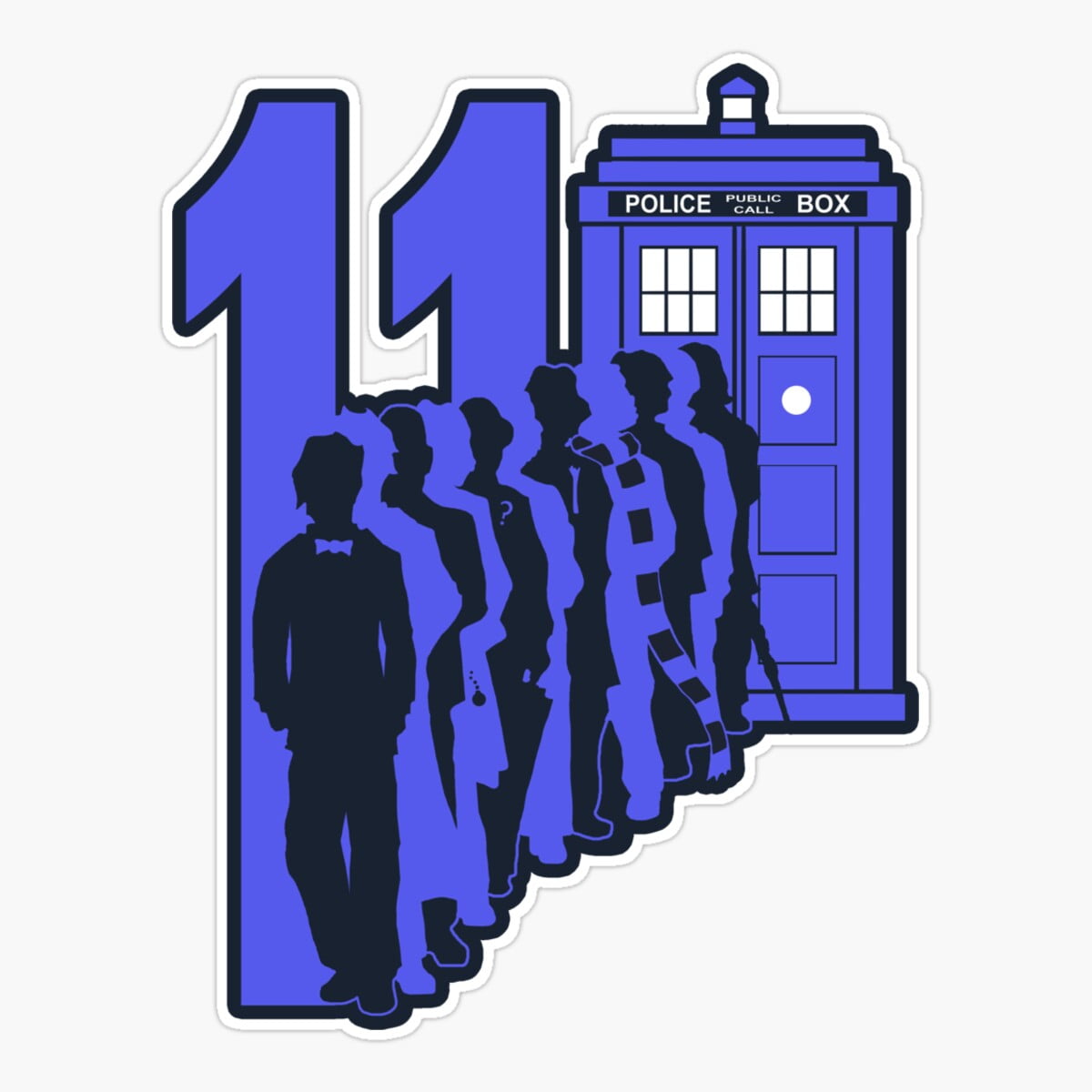 Maneki 11 Steps Forward Er, Phone Decal Water Bottle Stickers Car ...