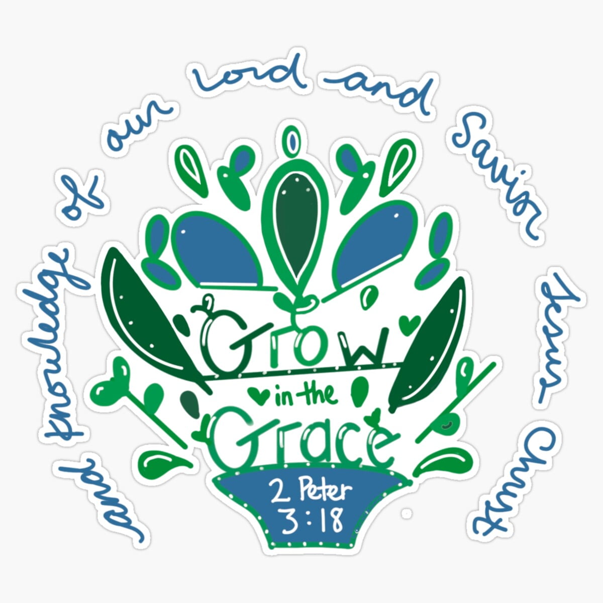 Maneki 2 Peter 3:15 Grow In The Grace And Knowledge Of Our Lord And ...