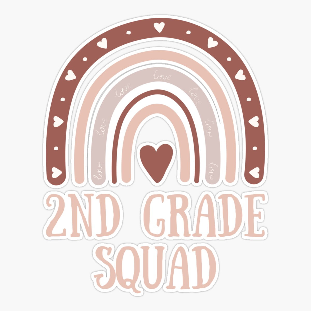 Maneki 2Nd Grade Squad, Back To School Teacher Er, Phone Decal Water ...