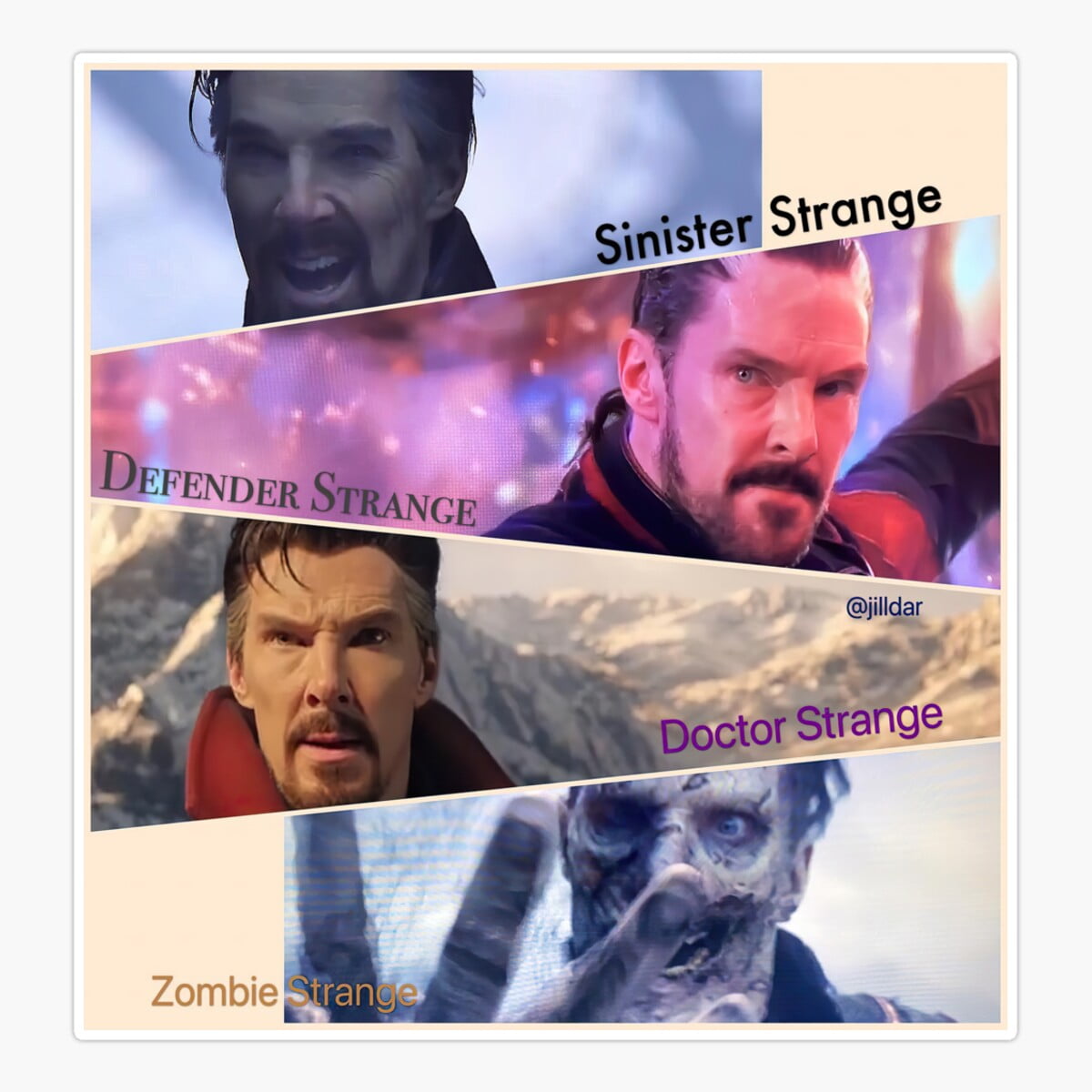 Maneki 4 Doctor Strange In The Multiverse Of Madness Er, Phone Decal ...