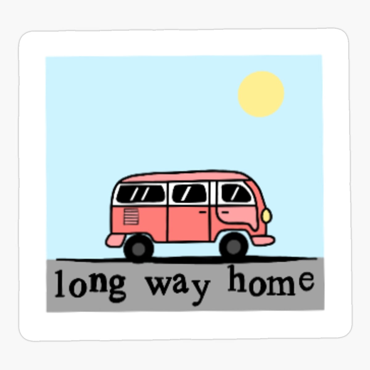 Maneki 5 Seconds Osummer Long Way Home Sticker, Phone Decal Water ...