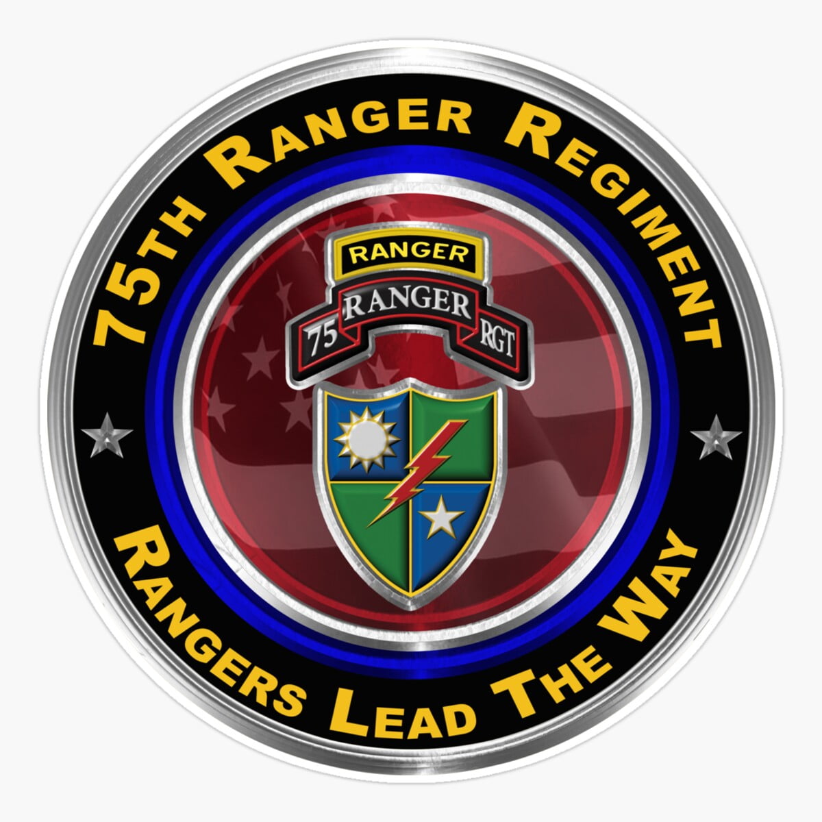 Maneki 75Th Ranger Regiment “Rangers Lead The Way” Er, Phone Decal ...