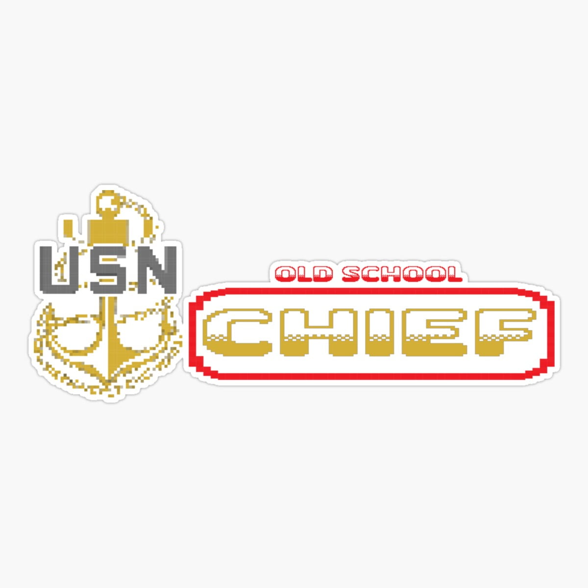 Maneki 8-Bit Chief Er, Phone Decal Water Bottle Stickers Car Decals ...