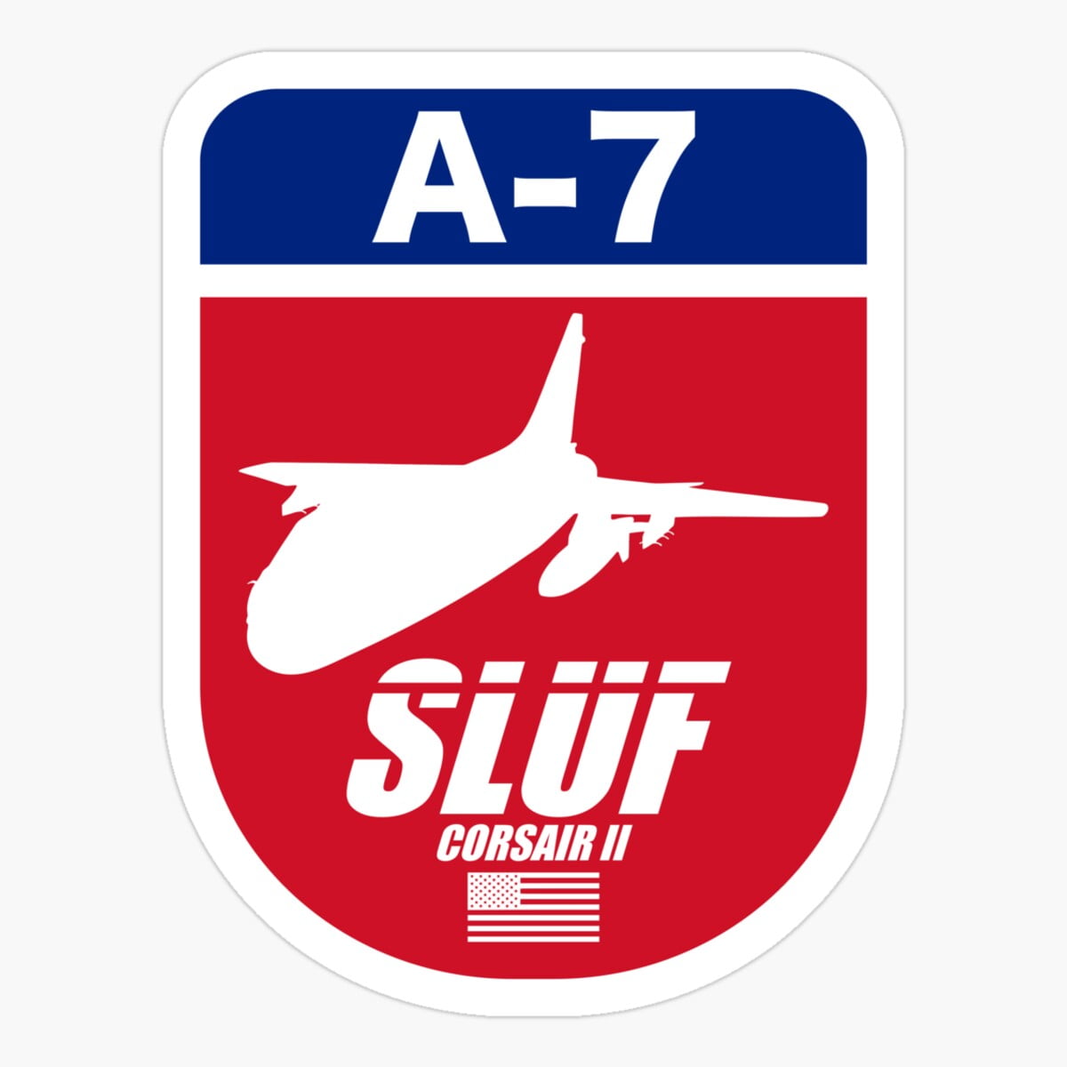 Maneki A-7 Corsair 2 Sluf Er, Phone Decal Water Bottle Stickers Car ...