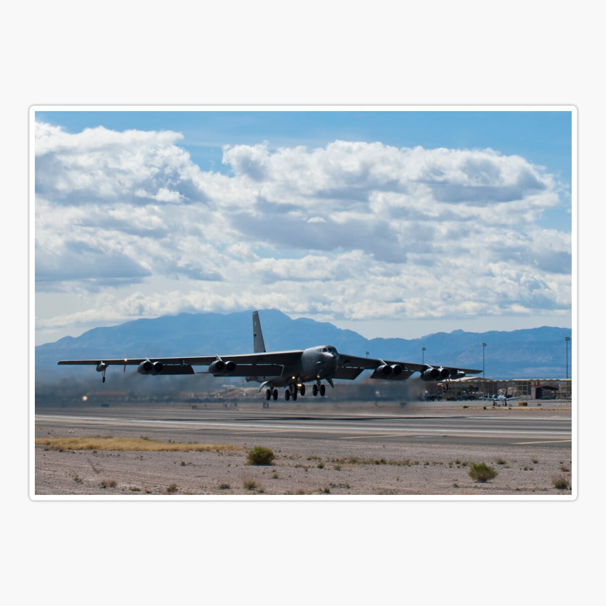 Maneki A B-52 Stratofortress Takes Off From Nellis Air Force Base. Er ...