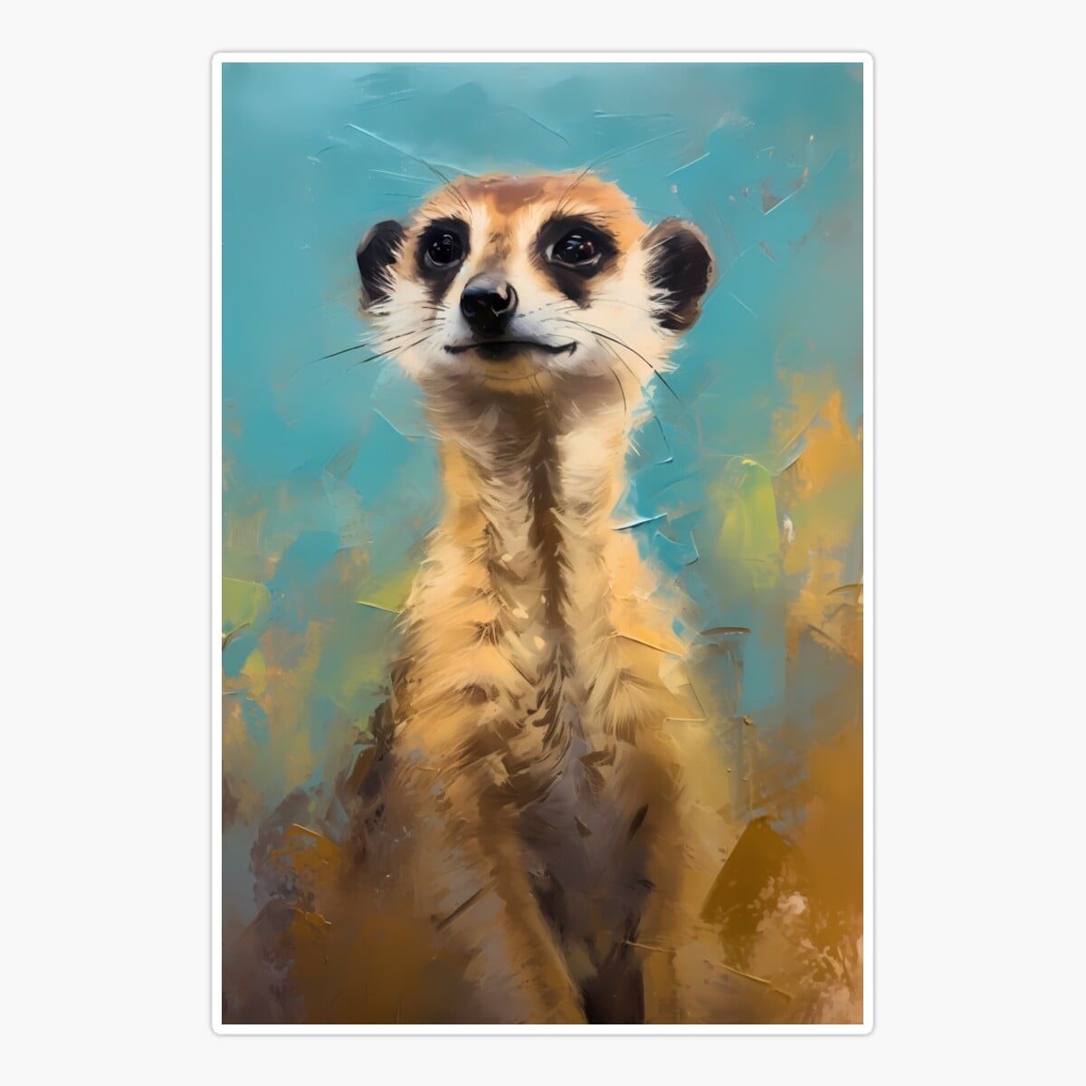 Maneki A Cheeky Inquisitive Meerkat Standing Guard Portrait Er, Phone ...