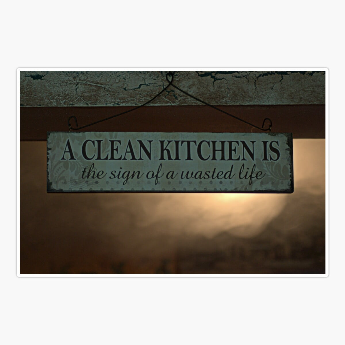 Maneki A Clean Kitchen ...... Sticker, Phone Decal Water Bottle ...