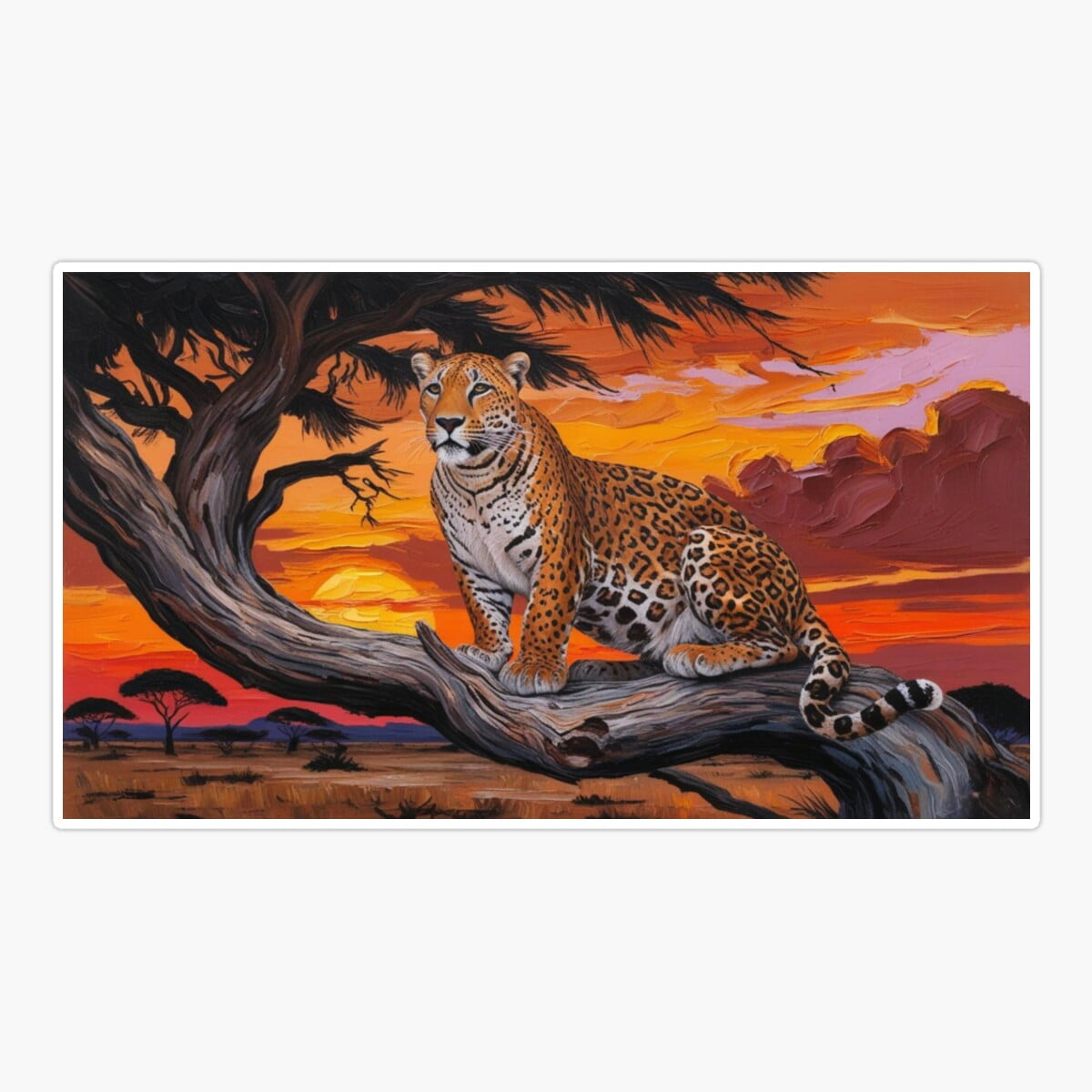 Maneki A Jaguar Relaxing On A Branch Of A Tree In The Safari Er, Phone ...