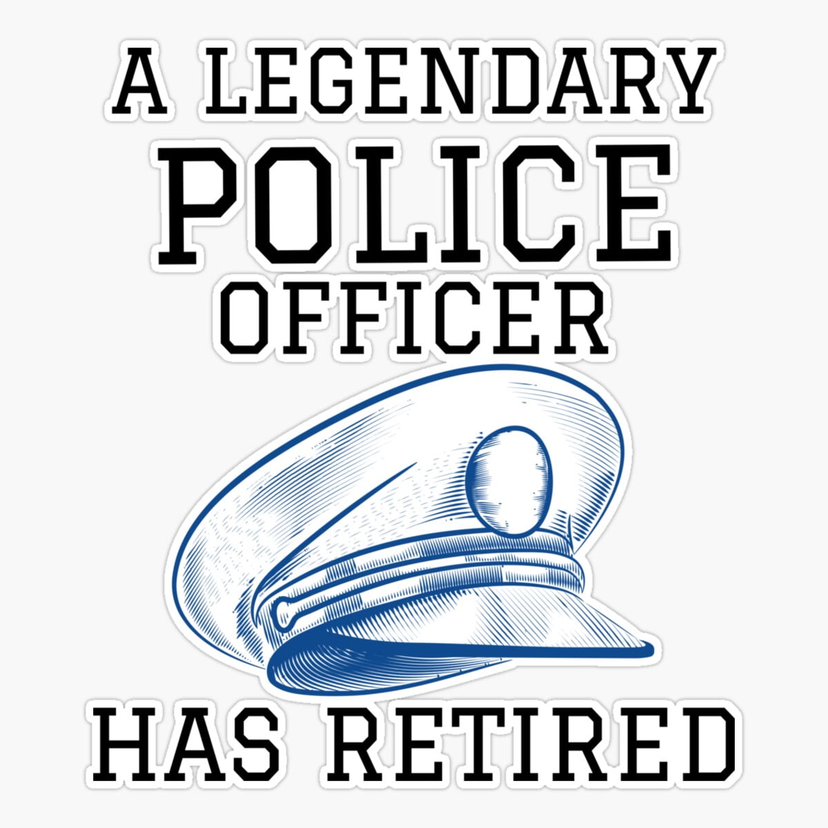 Maneki A Legendary Police Officer Has Retired Er, Phone Decal Water ...