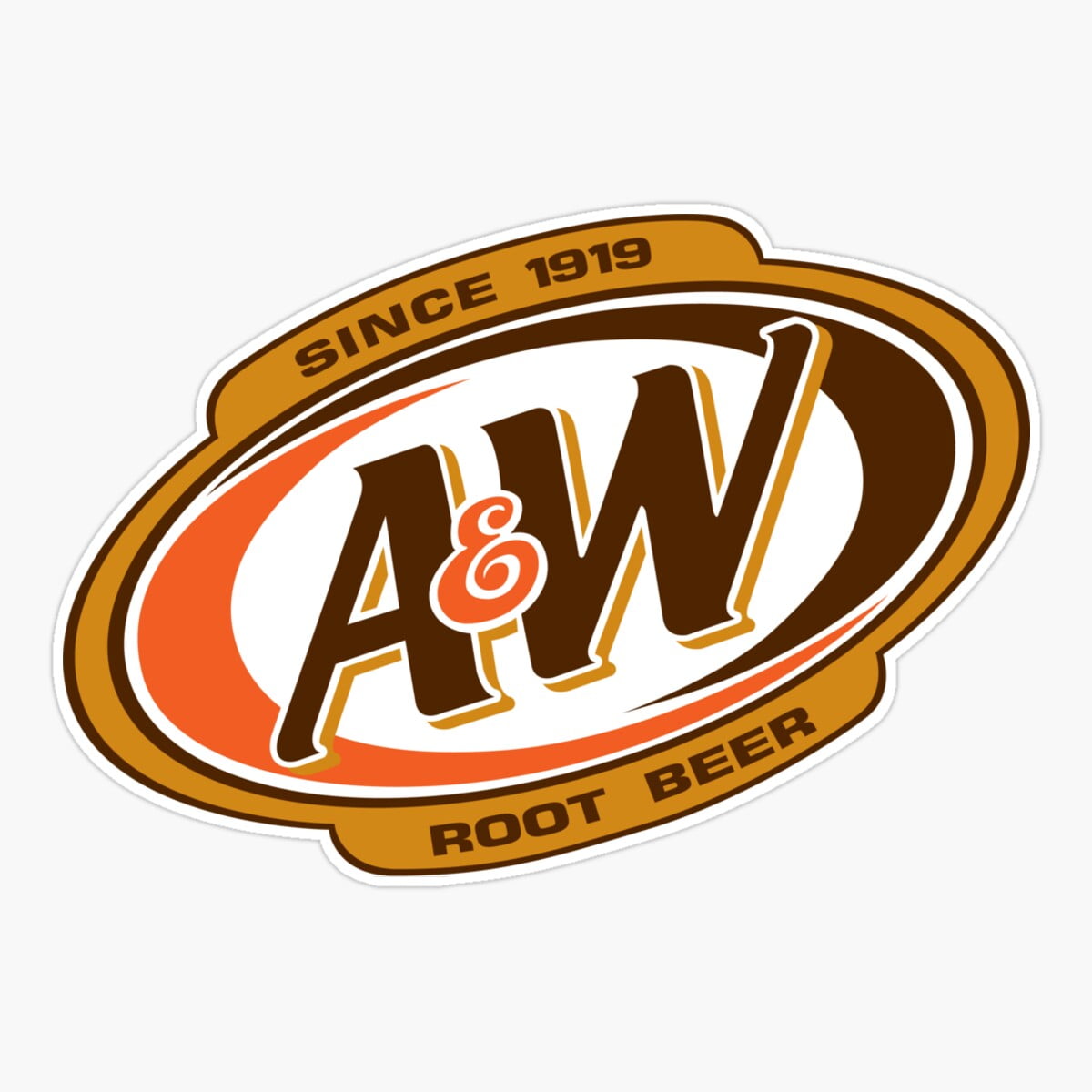 Maneki A&W Root Beer Since 1919 Er, Phone Decal Water Bottle Stickers ...