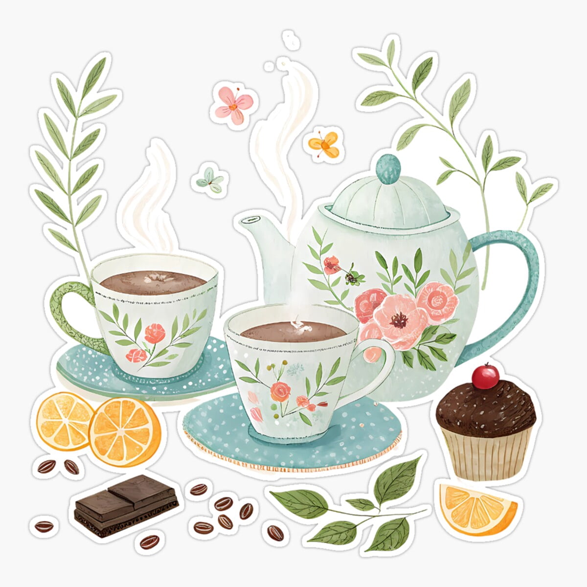 Maneki A0753 Vintage Teapot Collection Elegant Retro Tea Set Design For ...