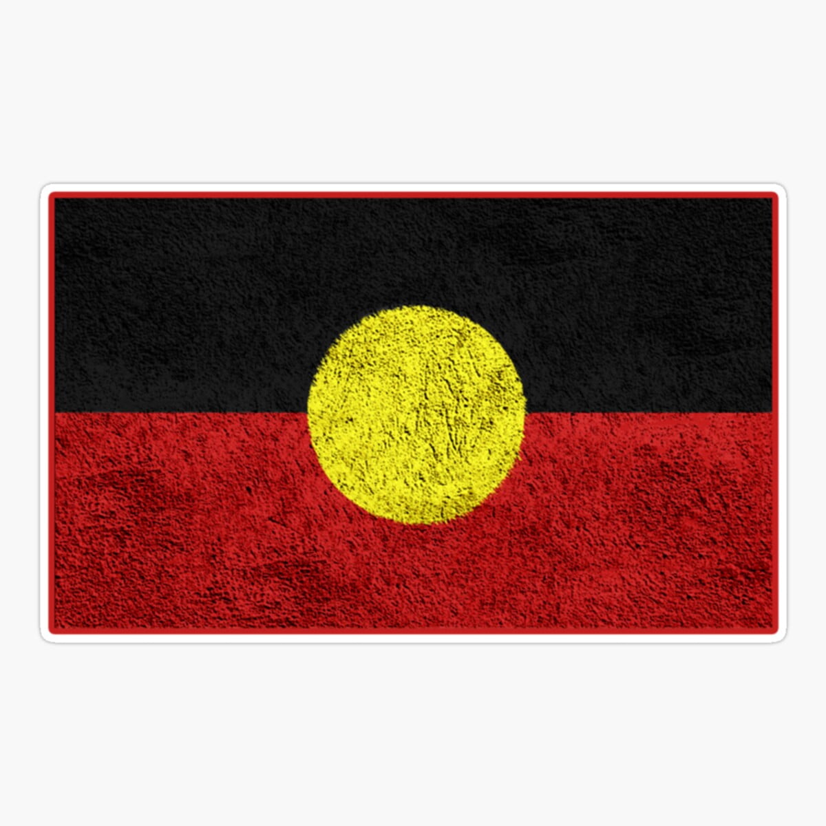 Maneki Aboriginal Distressed Lag Active Sticker, Phone Decal Water ...