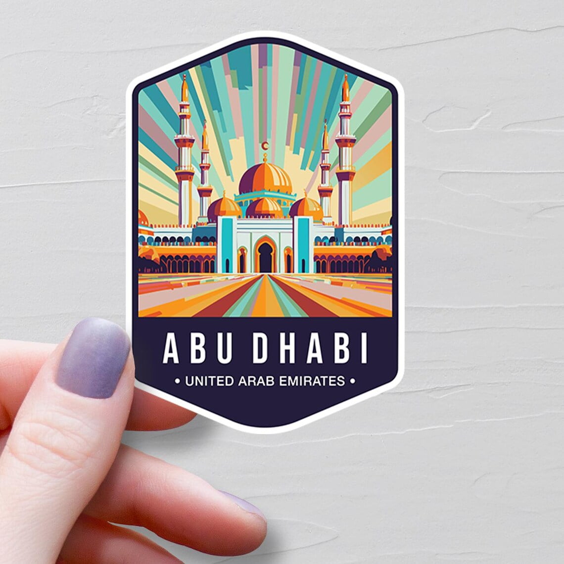 Maneki Abu Dhabi Er, Vinyl Travel Ers, Uae United Arab Emirates Ers ...