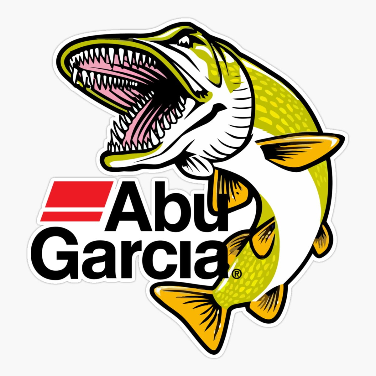 Maneki Abu Garciae Monster B Ishing Er, Phone Decal Water Bottle ...