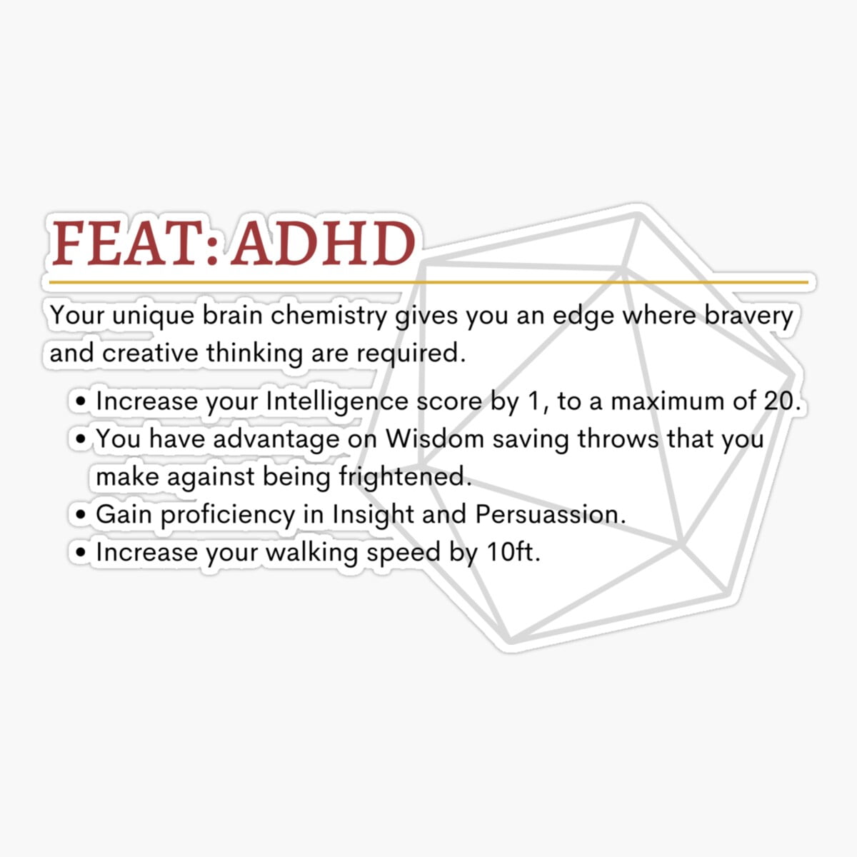 Maneki Adhd Acceptance, Adhd As A Feat, Neurodiversity In Dnd Er, Phone ...