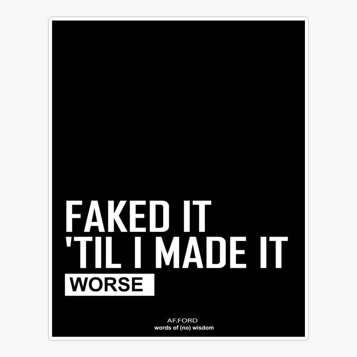 Maneki Akin' It, Not Makin' It | Unny Quote Art Print By A.Ord Media ...