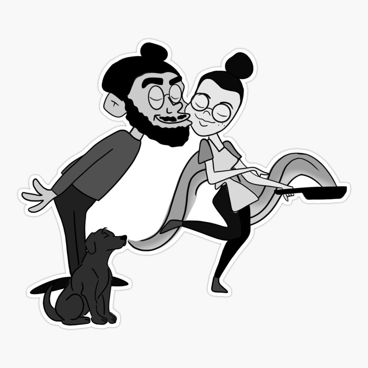 Maneki Akira & Mikayla & Mindy Bewitched Sticker, Phone Decal Water ...