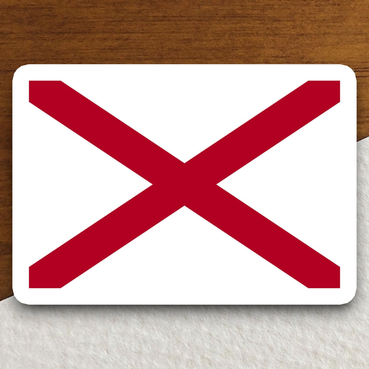 Maneki Alabama State Sticker, Alabama Flag Sticker, Pennant Sticker ...