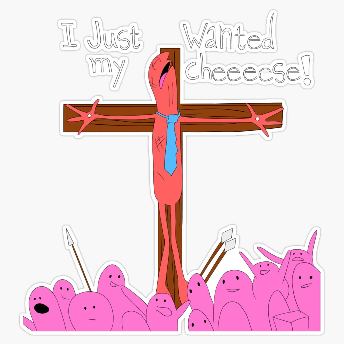 Maneki Alan I Just Wanted My Cheese Er, Phone Decal Water Bottle ...