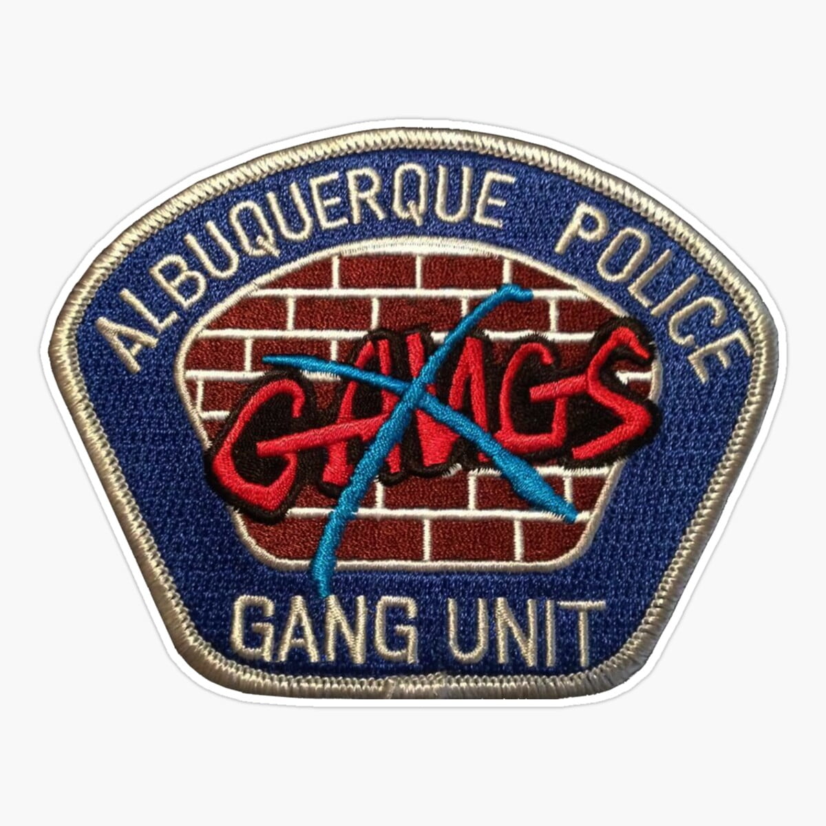 Maneki Albuquerque Police Gang Unit Sticker, Phone Decal Water Bottle ...