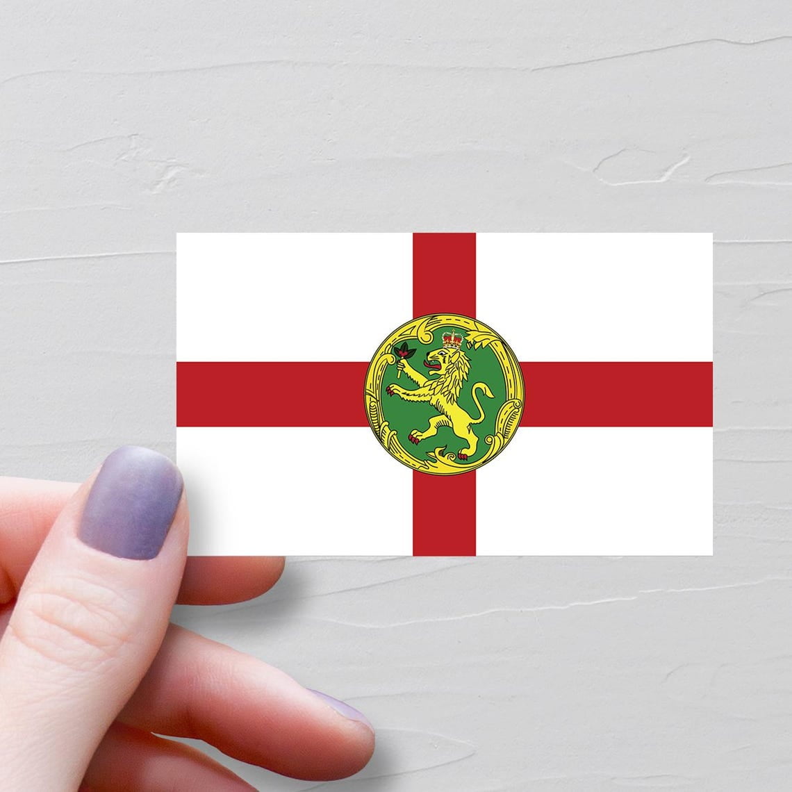 Maneki Alderney Flag Er, Vinyl Travel Ers, Flag Of Alderney Er, Water ...