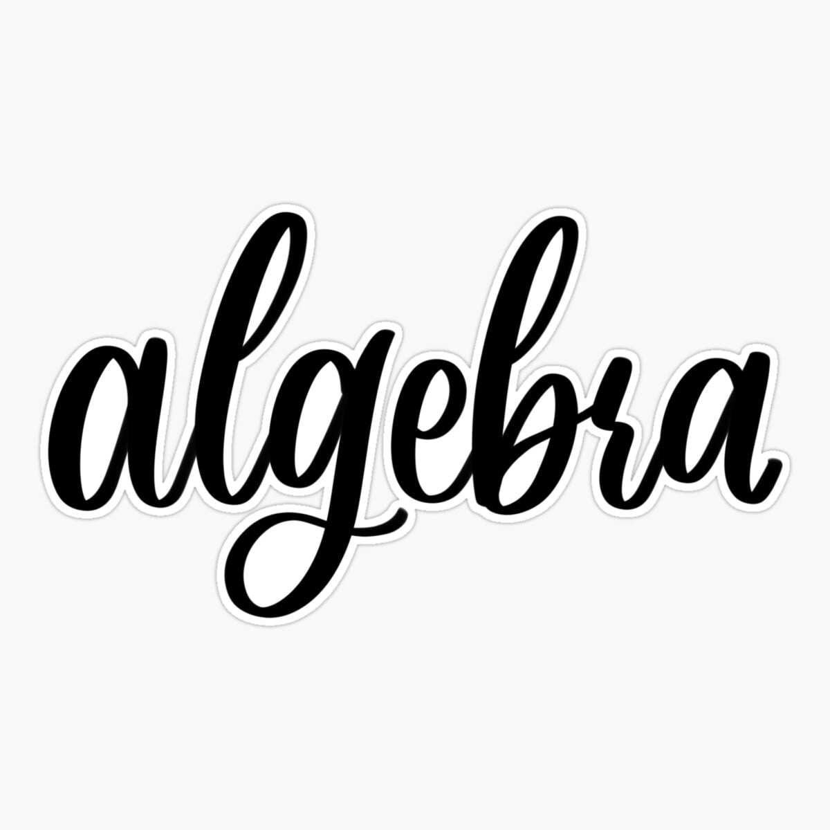 Maneki Algebra - Folder/Binder Er, Phone Decal Water Bottle Stickers ...