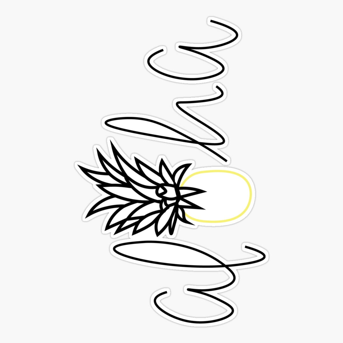 Maneki Aloha Pineapple Er, Hawaiian, Tropical, Lettering, Simple Er ...