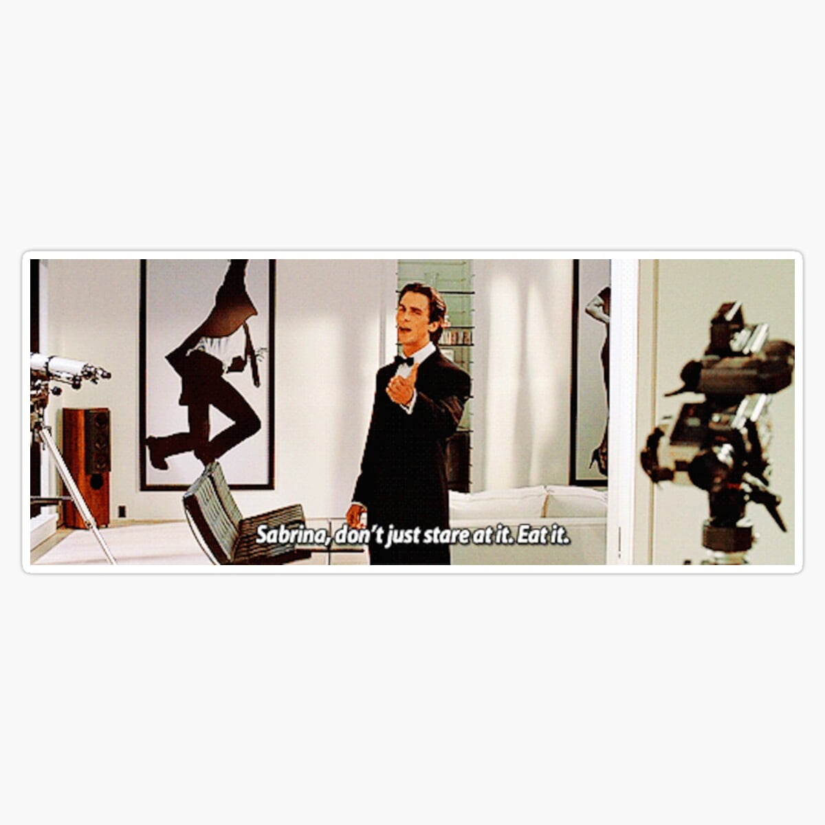 Maneki American Psycho - Jason Bateman Tells To Eat It Er, Phone Decal ...