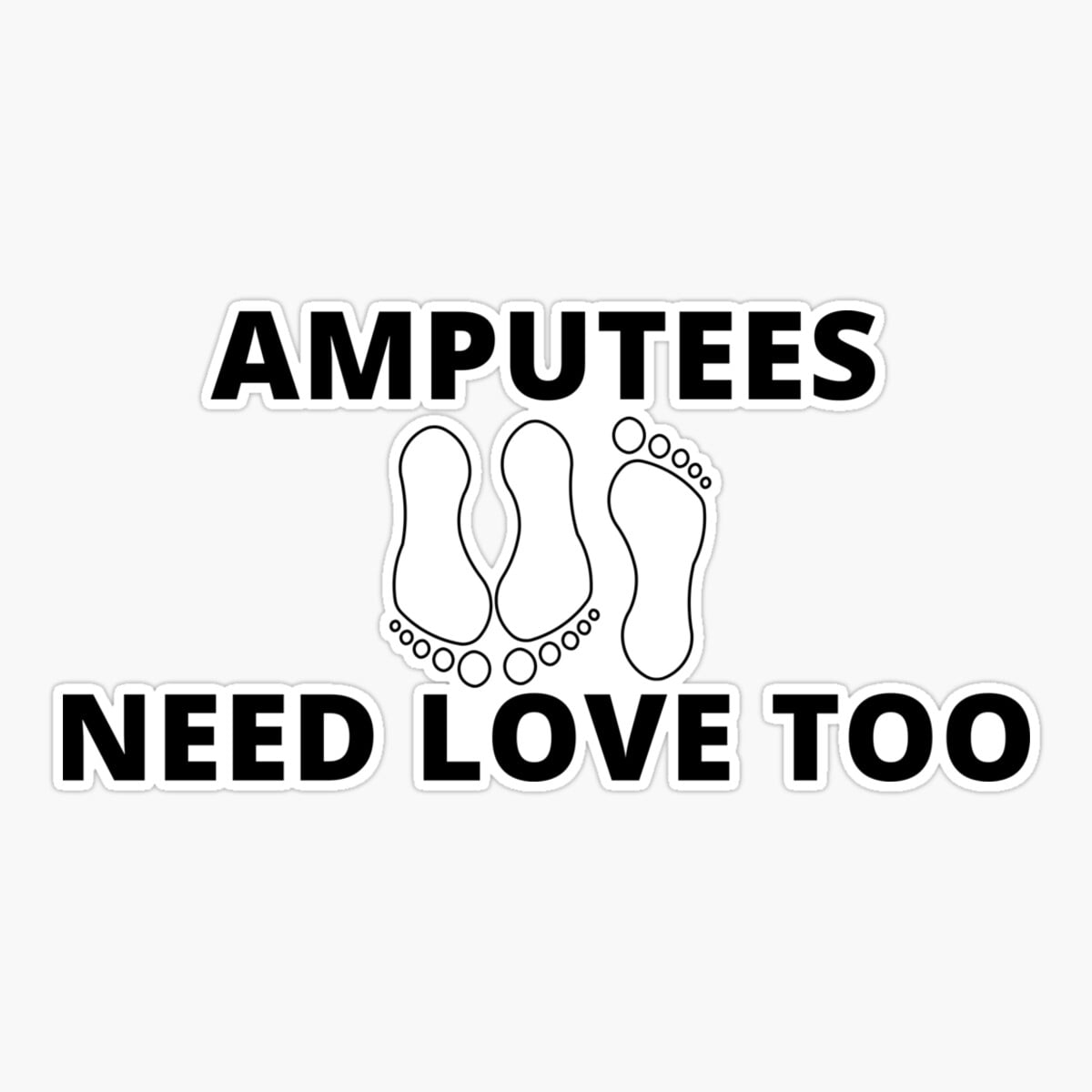 Maneki Amputees Need Love Too - Funny Cool Amputee Broken Leg Joke ...