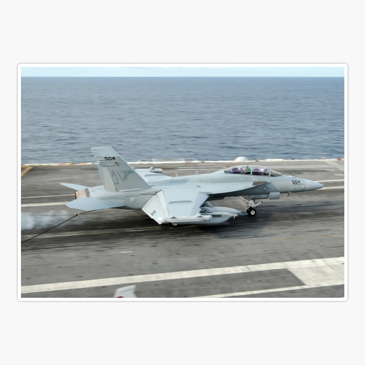 Maneki An E/A-18G Growler Makes An Arrested Landing. Er, Phone Decal ...