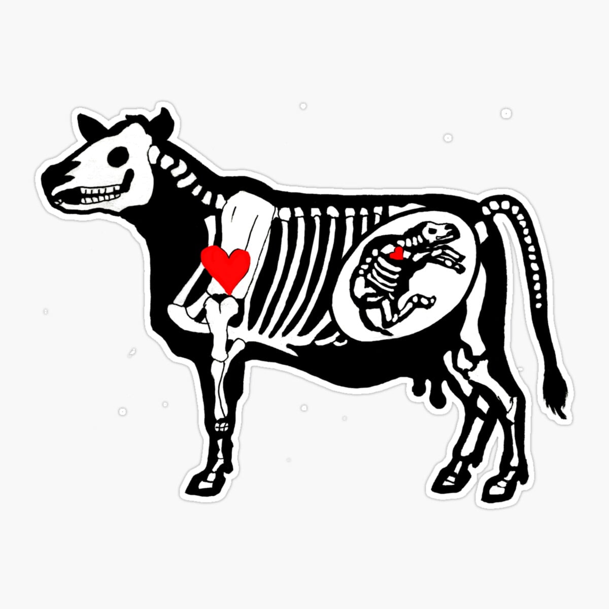 Maneki Anatomy Beastie: Raise The Steaks Er, Phone Decal Water Bottle ...